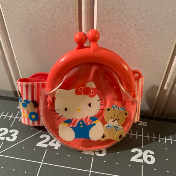 Accessories | Rare Vintage Sanrio Hello Kitty Wrist Coin Purse | Poshmark